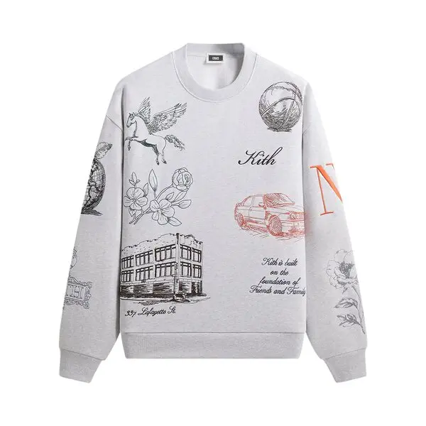 Kith New York To The World Nelson Crewneck