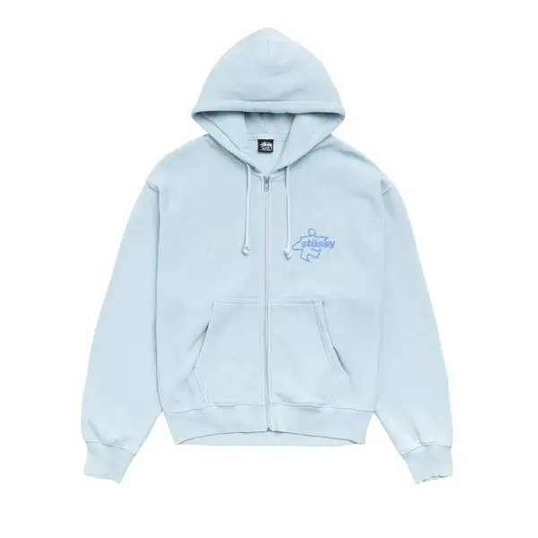 StÜssy Zip Up Hoodie - Blue
