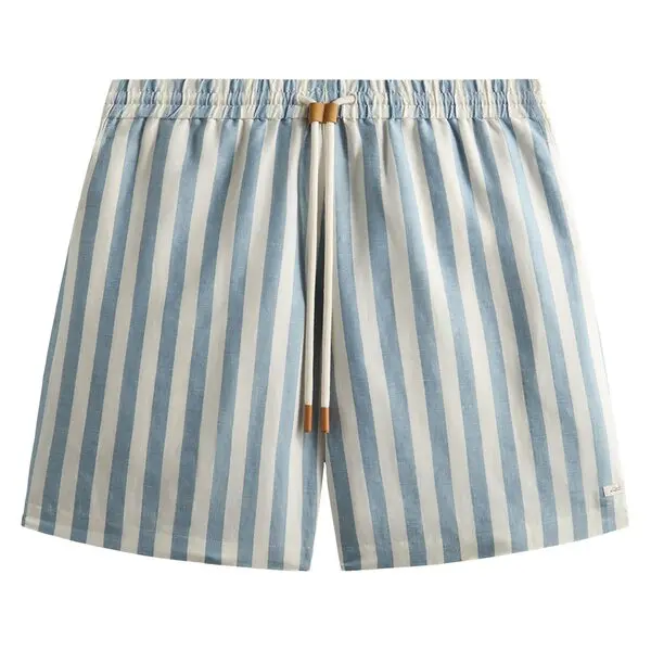 Kith Spun Silk Linen Stripe Kellen Short