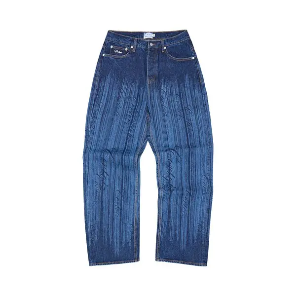 CORTEIZ Strike Baggy Jeans Dark Wash