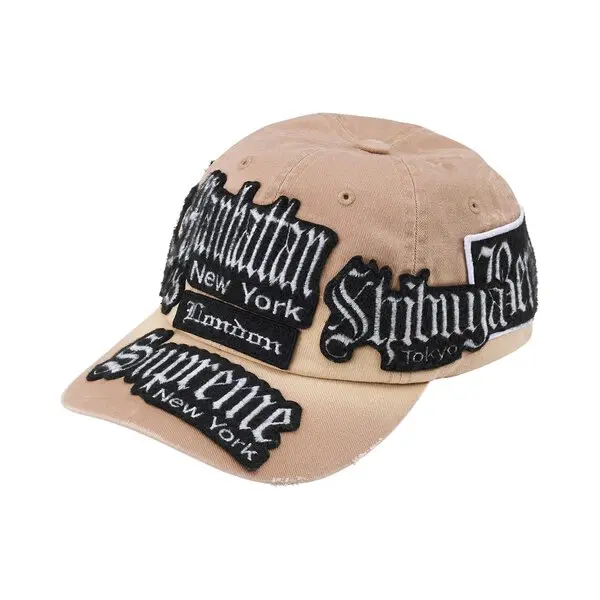 Supreme City Patches 6-panel Cap - Tan