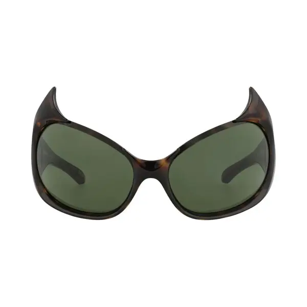 Balenciaga Shield-frame Sunglasses - Brown