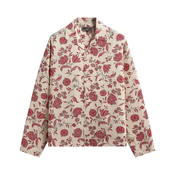 Kith Cupro Linen Long Sleeve Shirt - Pink