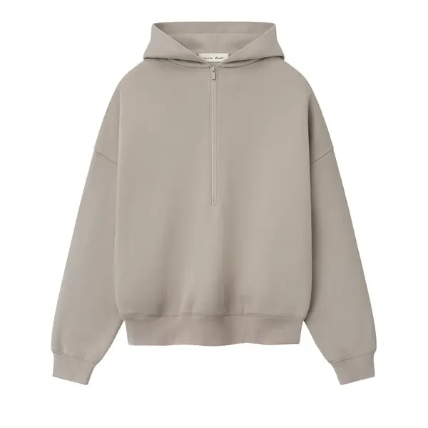 Fear Of God Property Lounge Half Zip Hoodie - Grey