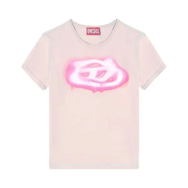 DIESEL® T-uncuties-long-s3" Graphic T-shirt