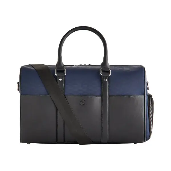 Kith Monogram Nylon Leather Traveler Bag