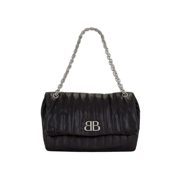 Balenciaga Monaco Quilted Chain Bag