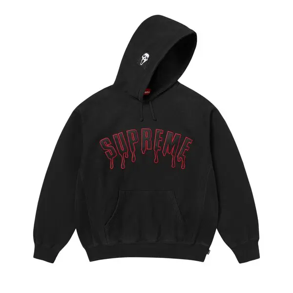 Supreme Ghostface Arc Hooded Sweatshirt - Black