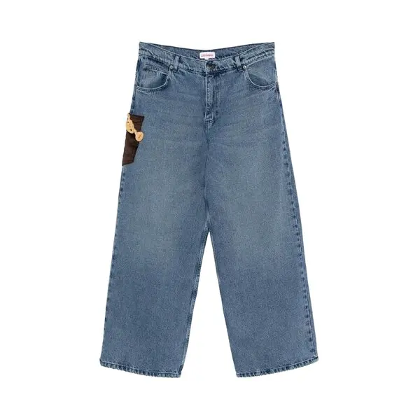 CHARLES JEFFREY Crochet Trumpet Jeans