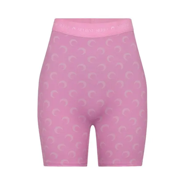 MARINE SERRE Moon Print Jersey Biker Shorts