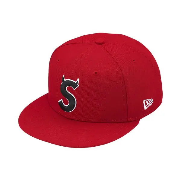 Supreme Devil S Logo Baseball Cap - Red