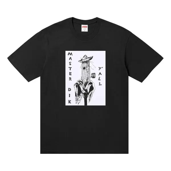 Supreme X Mike Kelley Graphic Tee - Black
