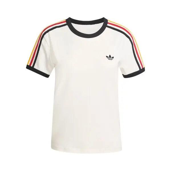 Adidas 3-stripes Slim Fit T-shirt - White