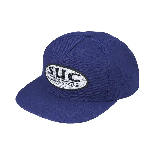 Supreme X Dj Screw Suc 5-panel Hat - Blue