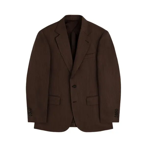 Aimé Leon Dore Single-breasted Linen Blend Suit Jacket