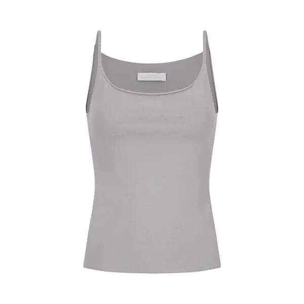 AMOMENTO Sleeveless Knit Top