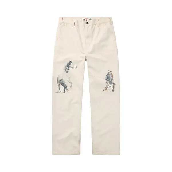 ONE OF THESE DAYS If Not For The Rest Of Time Painters Pant - Tan
