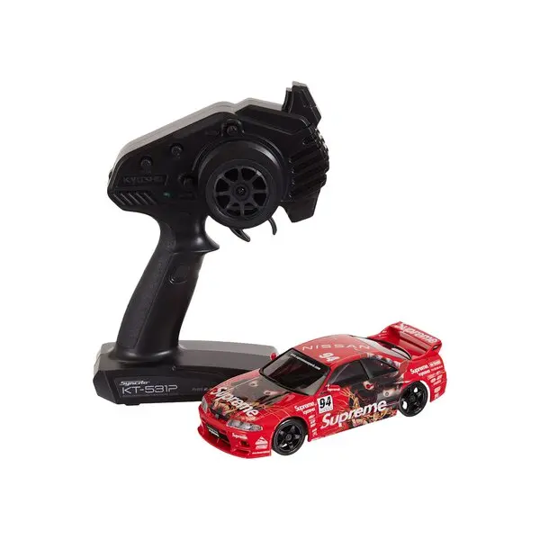 Supreme X Kyosho Mini-z Nissan Skyline R33 Remote Control Car - Red