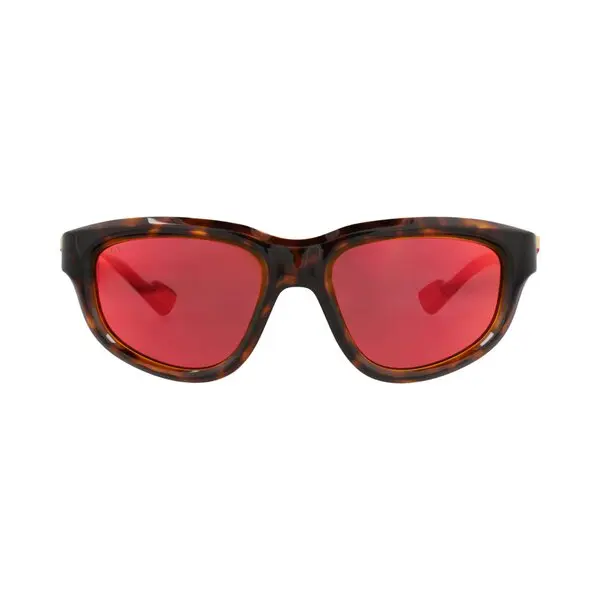 Gucci Round-frame Injection Sunglasses - Brown