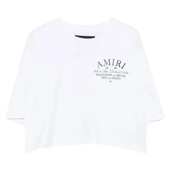 Amiri Arts District Cropped T-shirt - White
