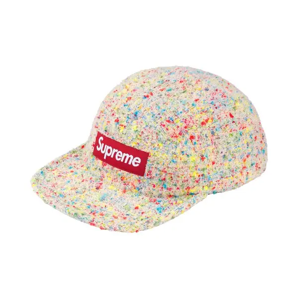 Supreme Bouclé Camp Cap - Multicolor