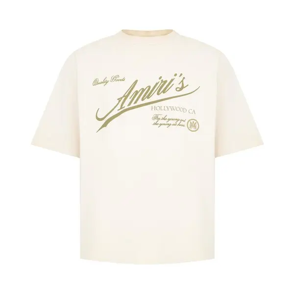 Amiri Crystal Quality Goods Skate Tee - White