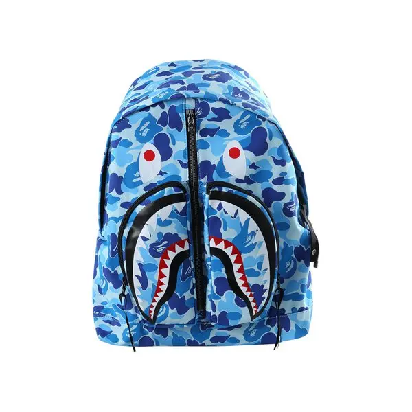 A BATHING APE Camo Shark Daypack
