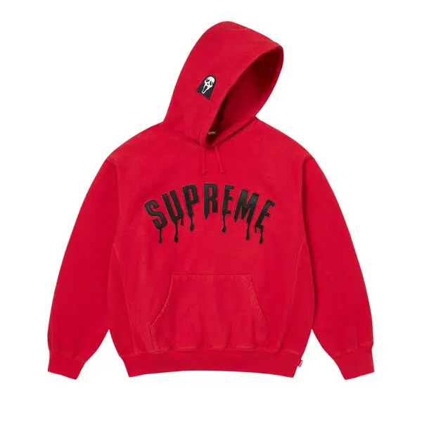 Supreme Ghostface Arc Hooded Sweatshirt - Red