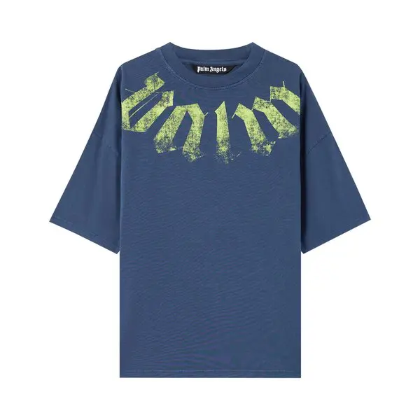 Palm Angels Big Neck Logo Loose Tee