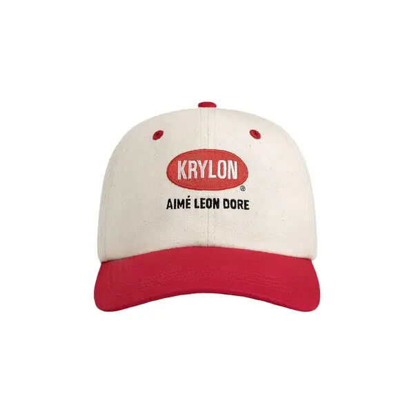 Aimé Leon Dore Baseball Cap With Krylon Branding - White
