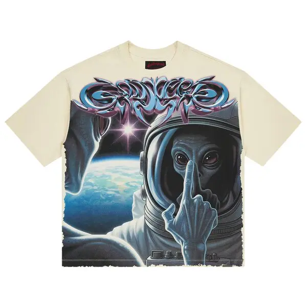 GODSPEED First Contact 2 Graphic T-shirt - Cream