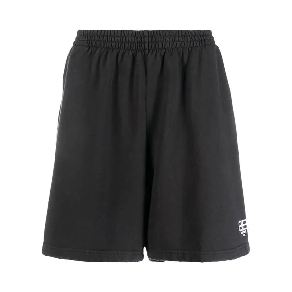 Balenciaga Logo Sweat Shorts