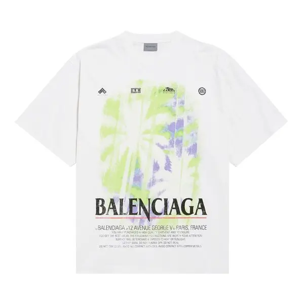 Balenciaga Medium Fit T-shirt - White