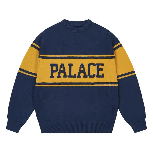 PALACE College Stripe Knit Pullover