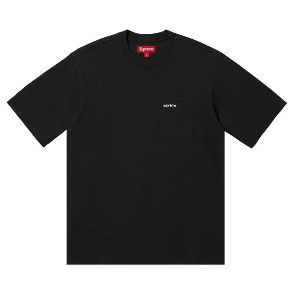 Supreme Short-sleeve Pocket Tee - Black