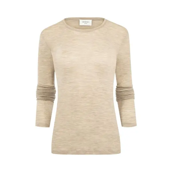 Saint Laurent Long Sleeve Jersey T-shirt