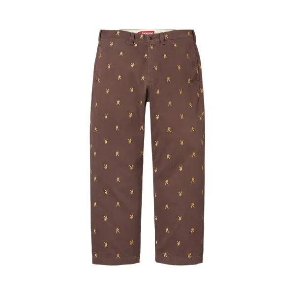 Supreme Playboy Chino Pants - Brown