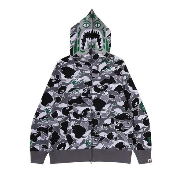 A BATHING APE X Hidden Sta Camo Tiger Full Zip Hoodie