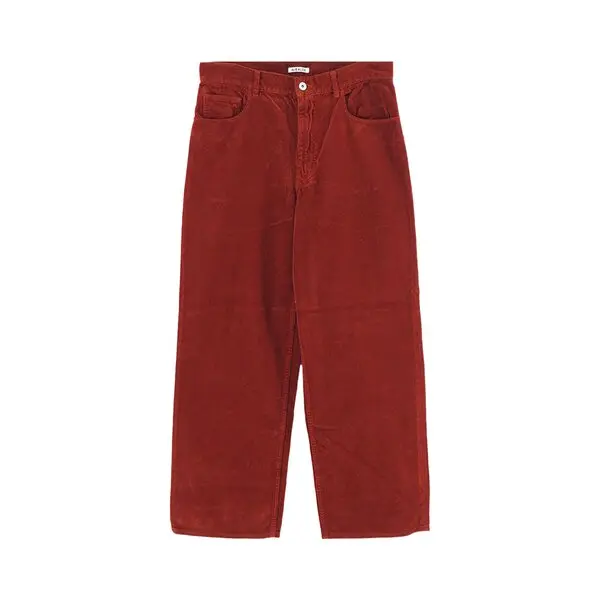 Auralee Garment Dyed Finx Corduroy Wide Pants