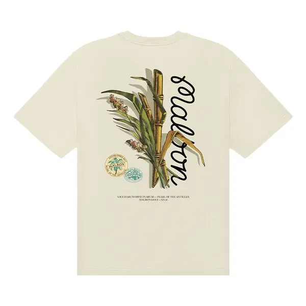 MALBON Bermuda Cigar Tee - Cream