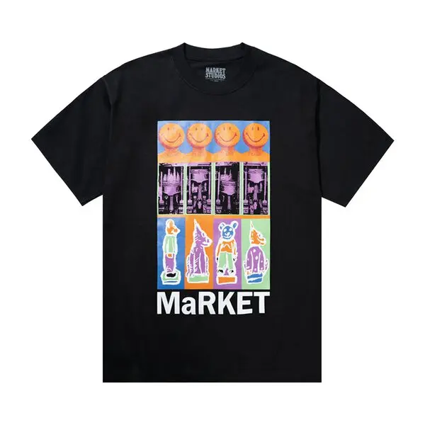 MARKET Smiley Brushwork T-shirt