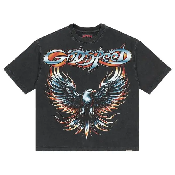 GODSPEED Eagle Graphic T-shirt - Black