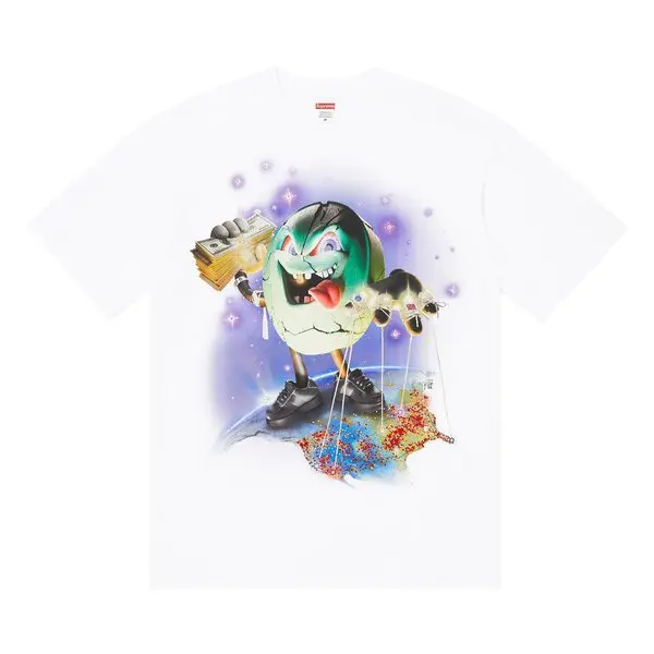 Supreme X Salem Graphic Short Sleeve T-shirt - White