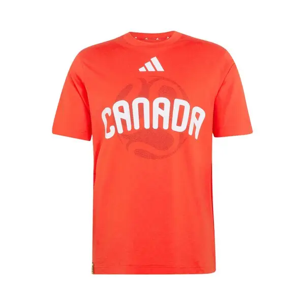 Adidas Fifa World Cup 2026 Canada Graphic T-shirt - Red