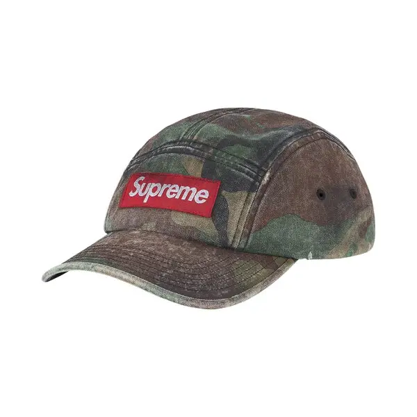 Supreme Overdyed Camp Cap - Green