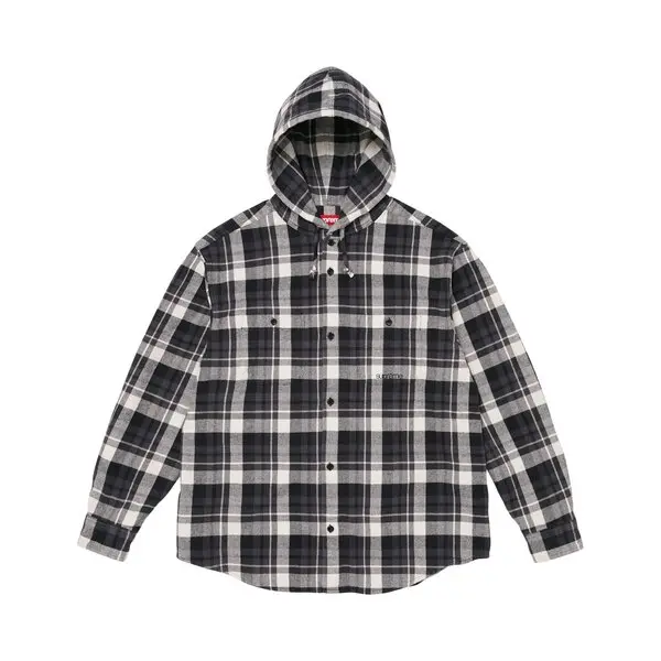 Supreme Hooded Flannel Shirt