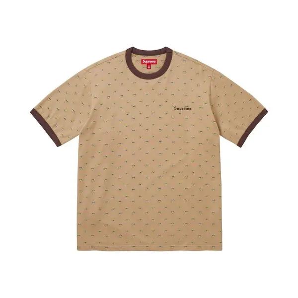 Supreme Hearts Intarsia Ringer Tee