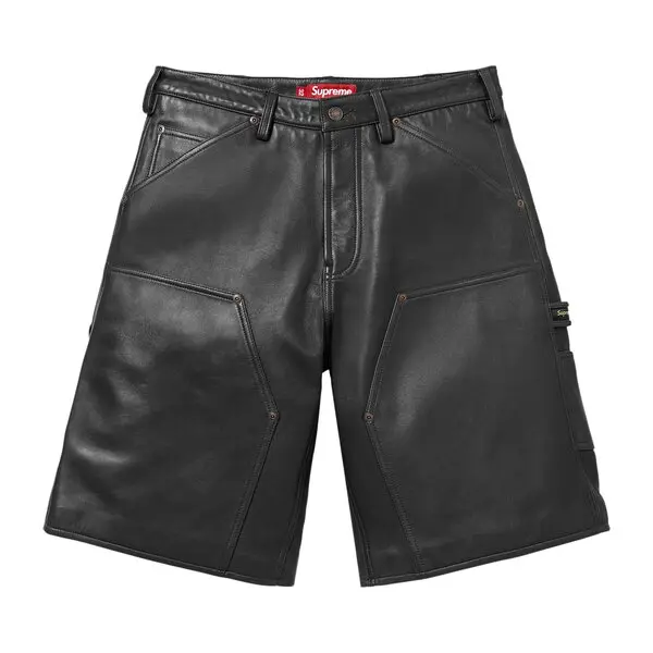 Supreme Leather Double Knee Painter Short