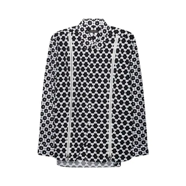 Comme Des Garçons Printed Zip Shirt