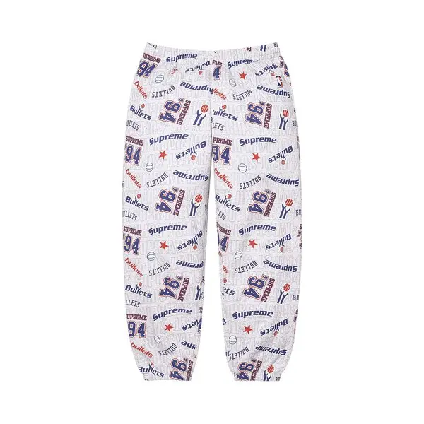 Supreme X Mitchell & Ness Teams Sweatpant - Grey